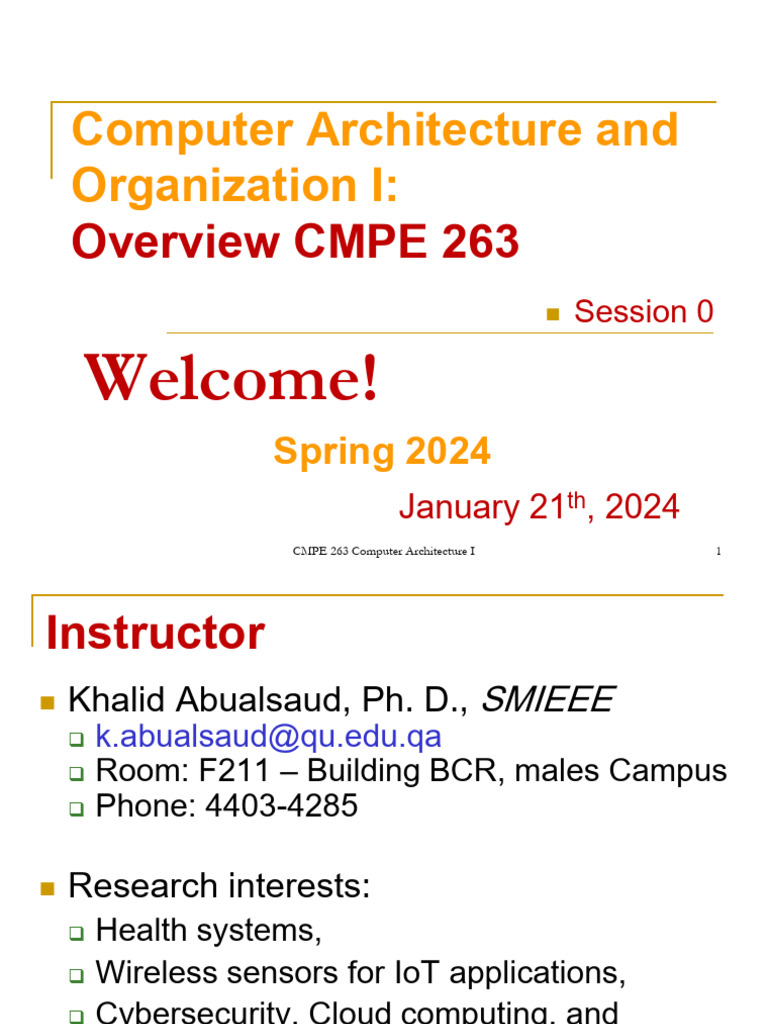 00_Course Overview | PDF | Central Processing Unit | Cpu Cache