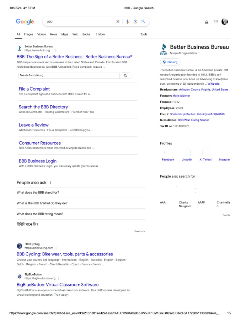 BBB - Google Search | PDF