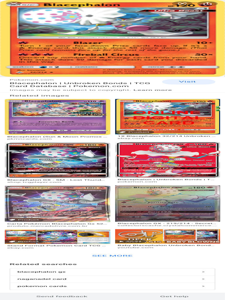 Blacephalon TCG - Google Search | PDF