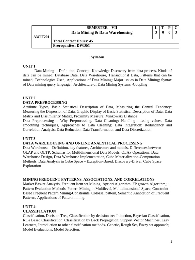 A3 DWDM | PDF | Data Warehouse | Cluster Analysis