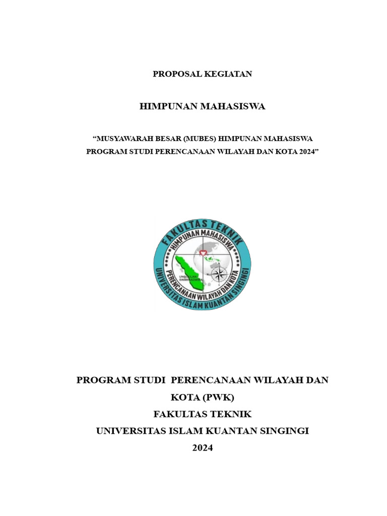 Contoh Proposal Mubes HIMA PWK | PDF