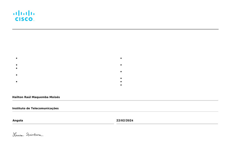 Certificado IT Essentials - Cisco Academy | PDF | Tecnologia e Engenharia