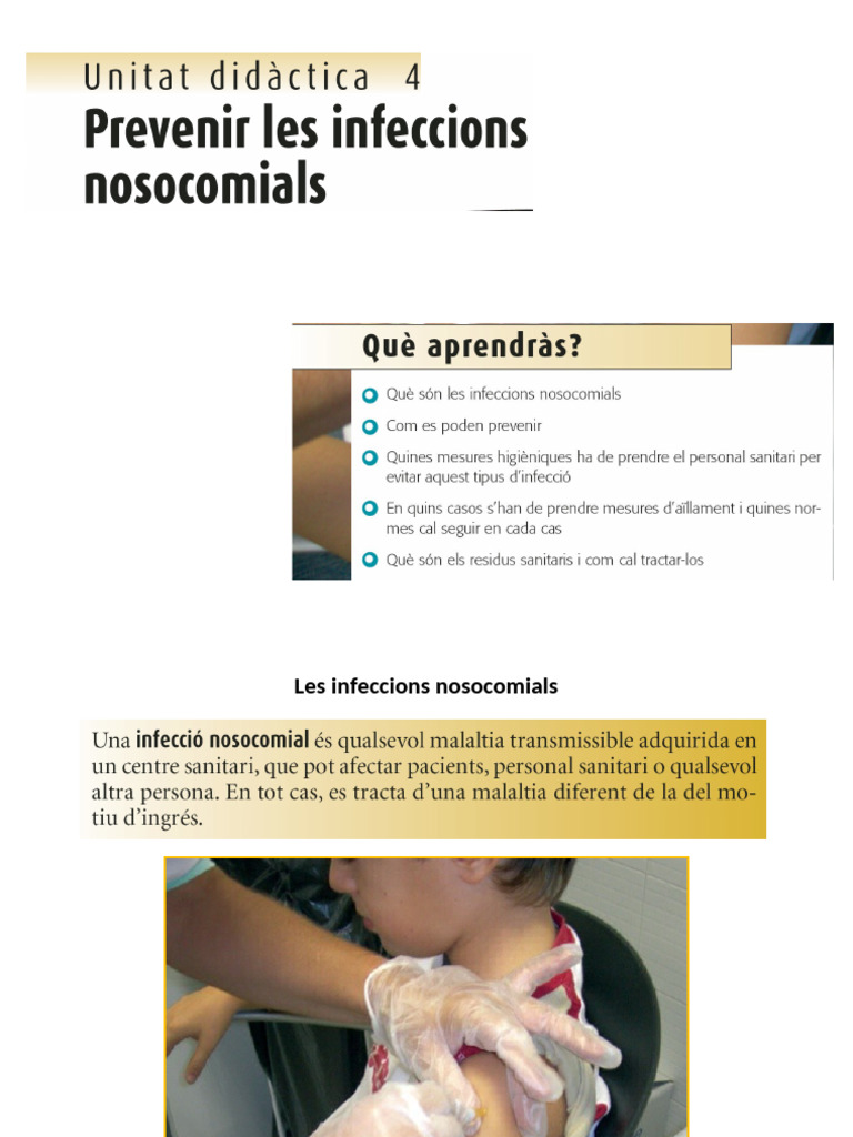 UD4 Prevenció Infeccions NosocomialsOK | PDF