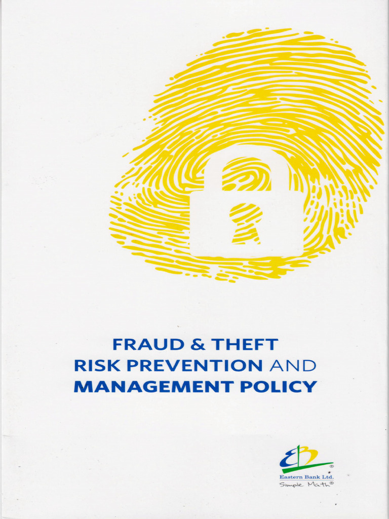 Fraud & Theft Risk Prevention and Management Policy | PDF