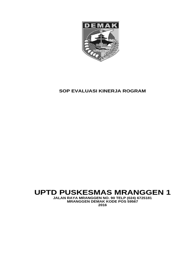 Evaluasi Kinerja Program | PDF