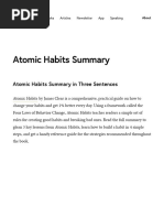 Atomic Habits: Cheat Sheet Guide | PDF | Habits | Behavior