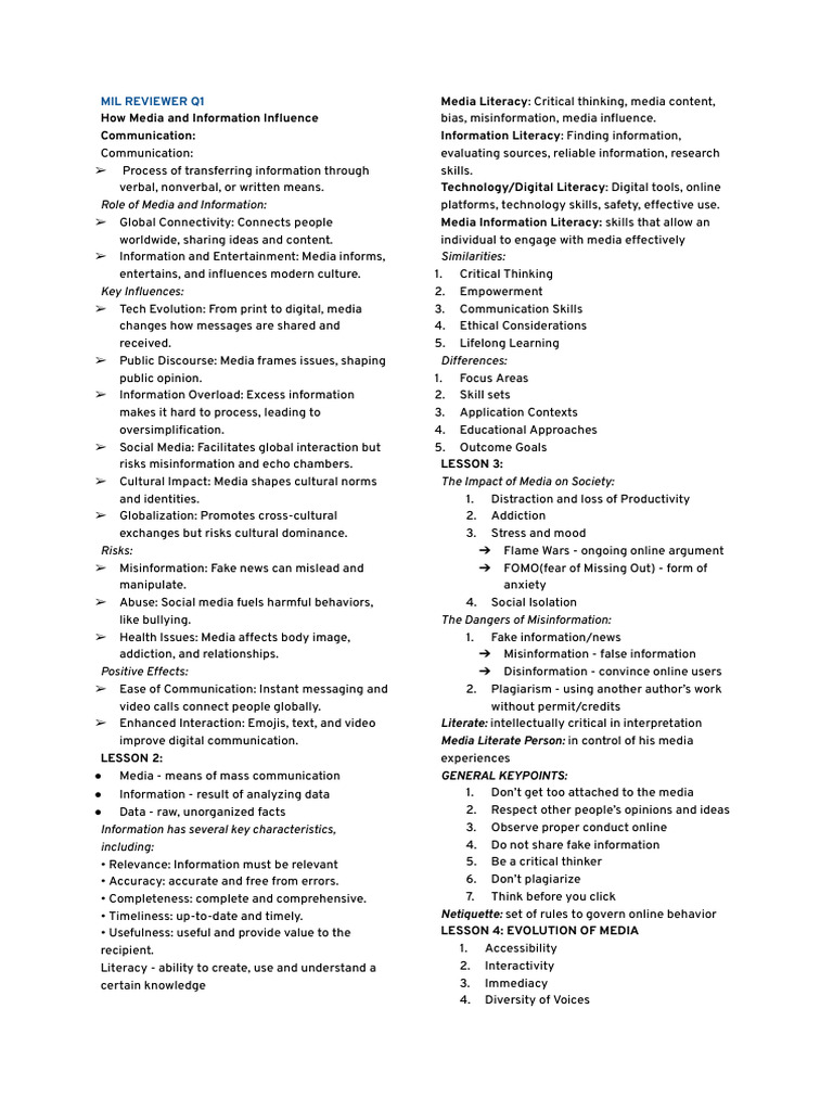 MIL REVIEWER Q1 | PDF | Copyright | Intellectual Property