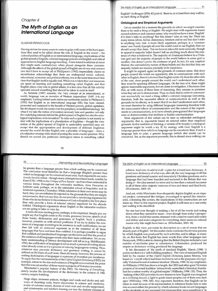 Myth of EIL | PDF