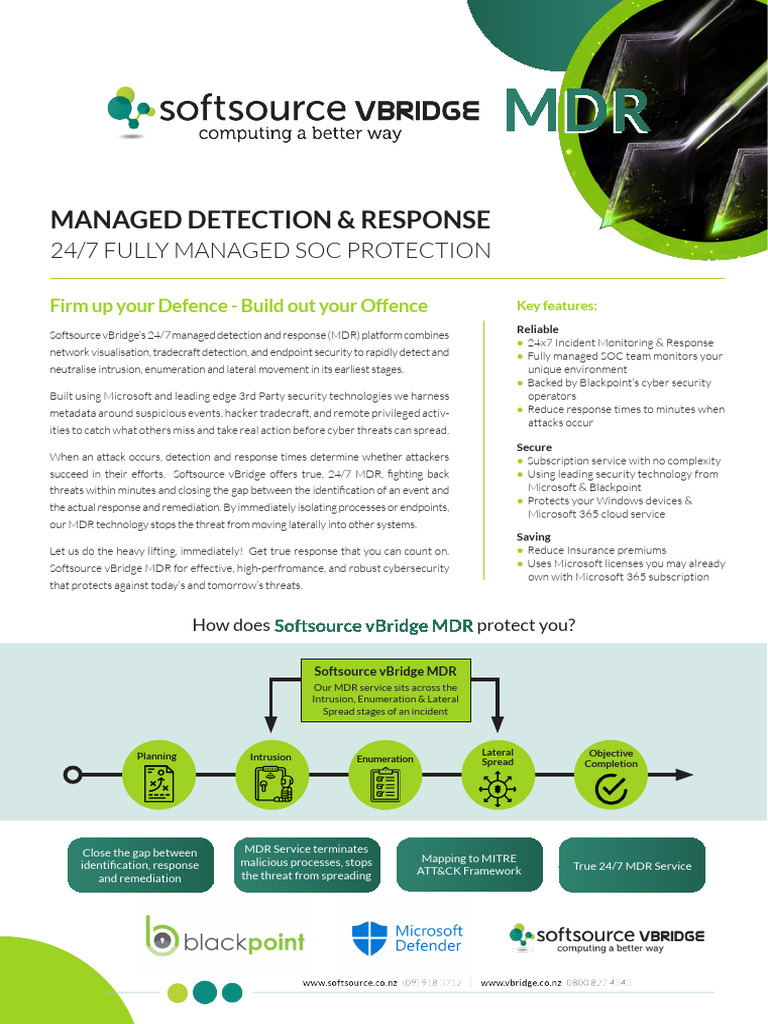 MDR Brochure | PDF | Malware | Security