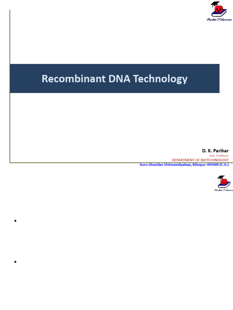 RDT Hostcontrolled Restriction and Modification | PDF | Restriction ...