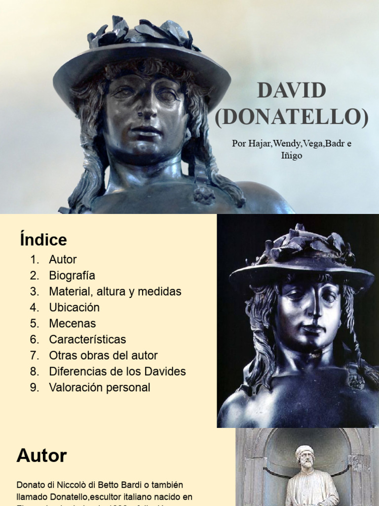 David (Donatello) | PDF | Arte