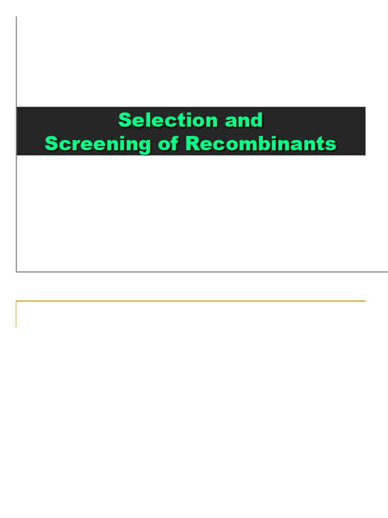 Clone Selection Pdf Molecular Cloning Plasmid 