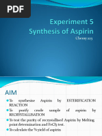 Recrystalliztion of Aspirin | PDF