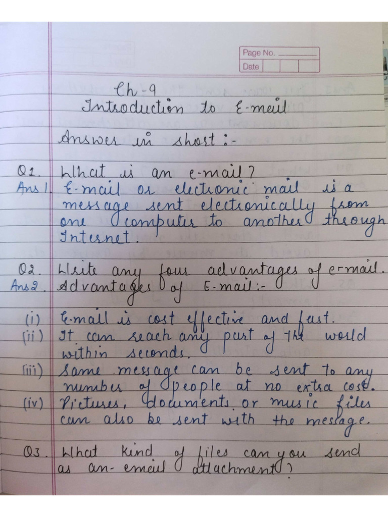 6th Class, Computer Chapter-9 | PDF