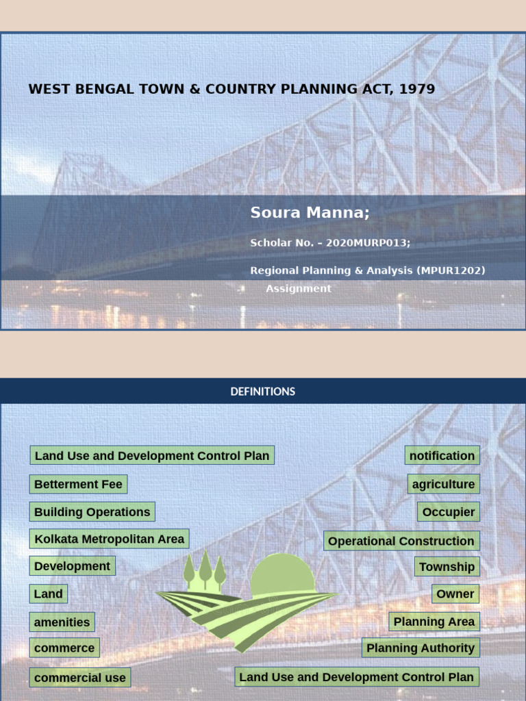 Soura Manna - 2020murp013 - Planning Legislation Submission | PDF ...