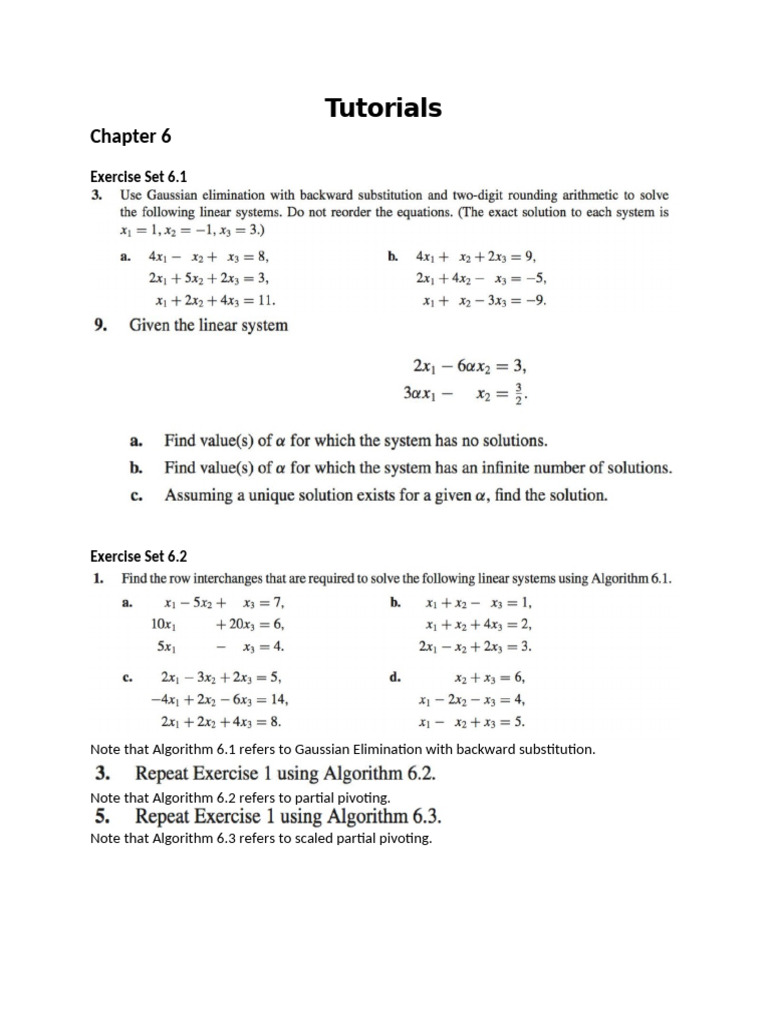 Tutorials Chapter Six (4) Maths | PDF | Teaching Methods & Materials