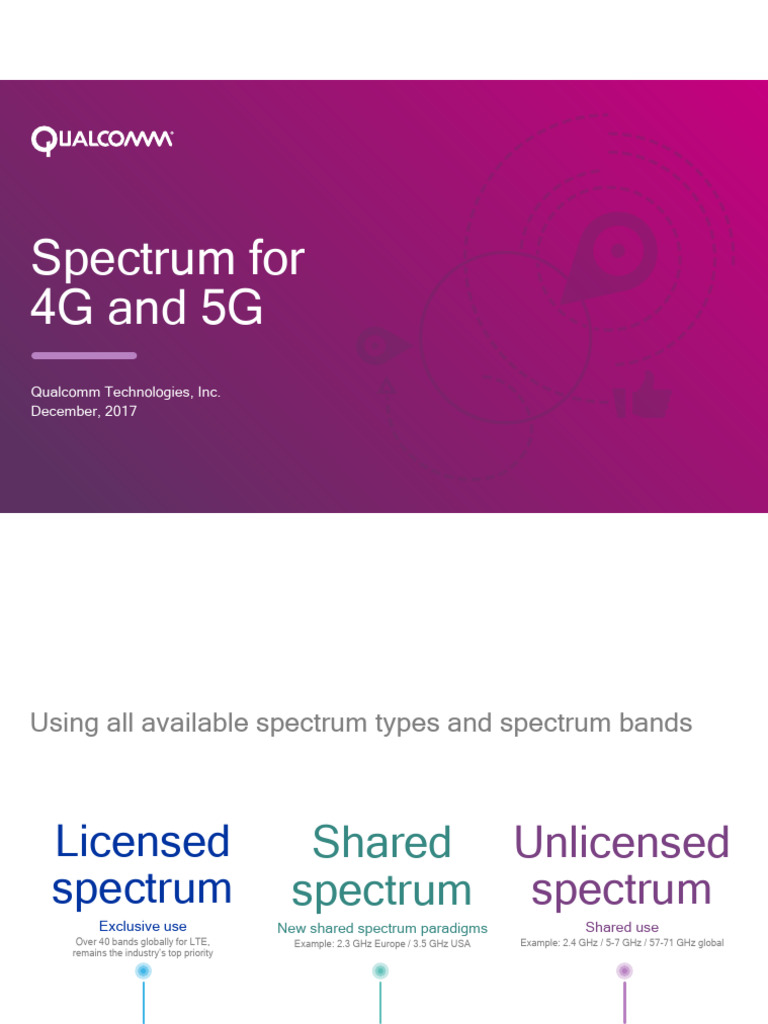 Spectrum For 4G and 5G | PDF