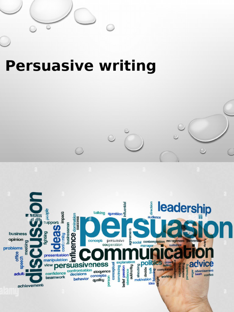 Persuasive Writing & planning | PDF