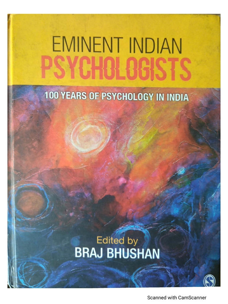 Eminent Indian Psychologist | PDF