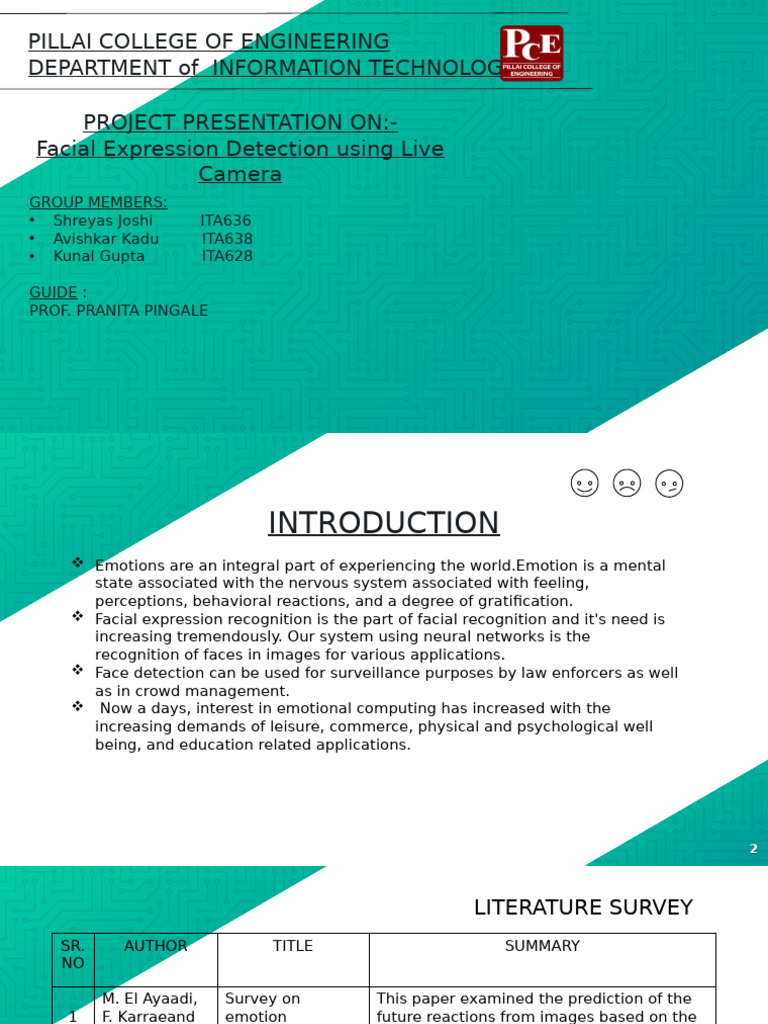Facial Expression Detection Project Pdf Emotions Deep Learning