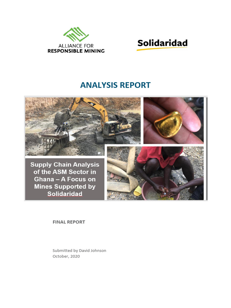 ASM Supply Chain Analysis in Ghana | PDF | Mining | Gold