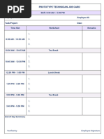 Printable Time in Time Out Sheet A4 | PDF