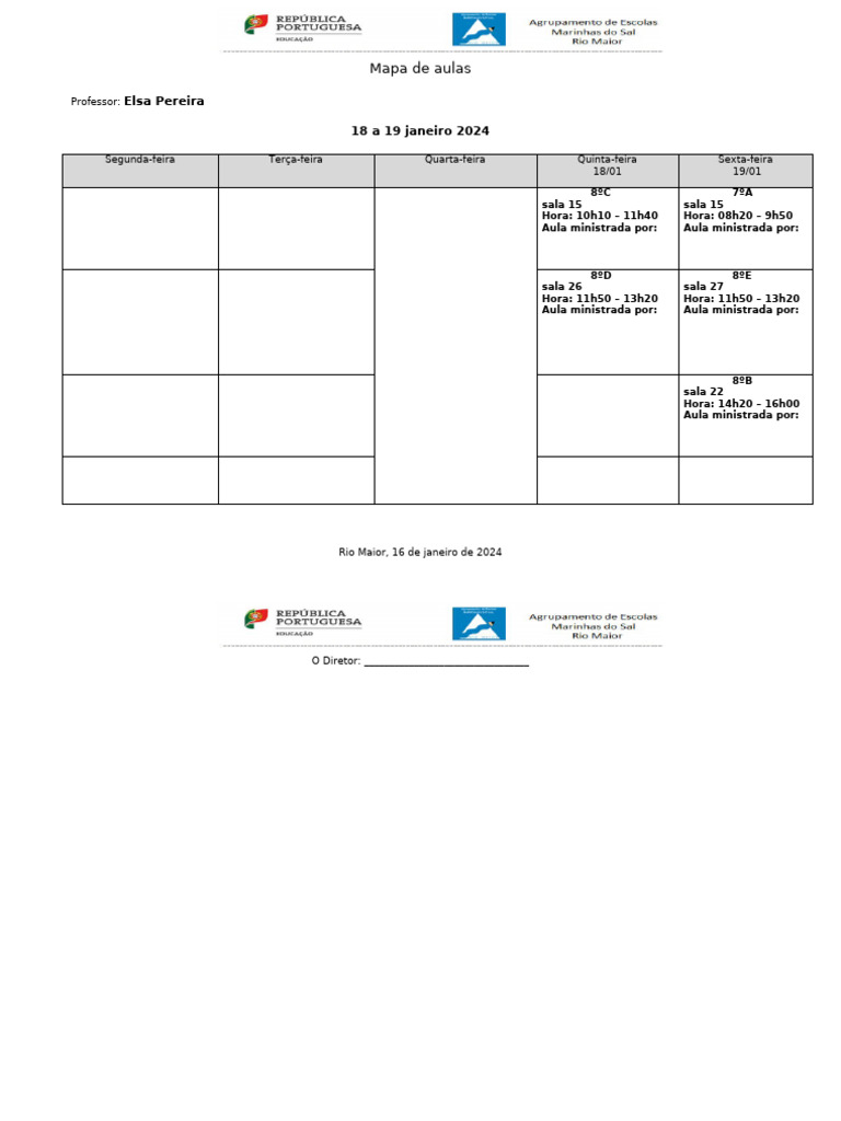 mapa de aulas (1) | PDF