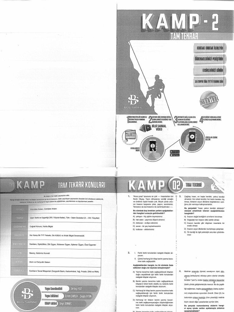 Bilgi Sarmalı TYT Kamp Tam Tekrar ( 2 ) | PDF
