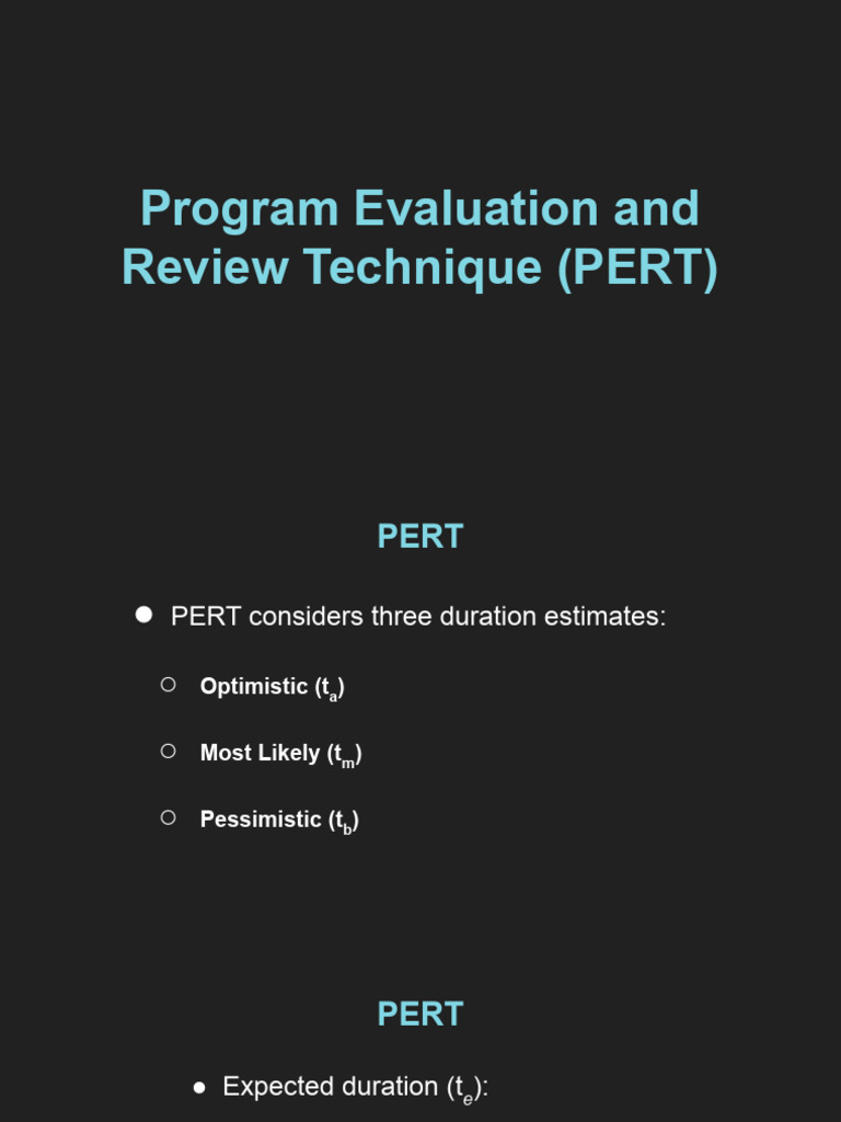 CM2 - W3 - PERT and Range Estimating | PDF | Standard Deviation ...