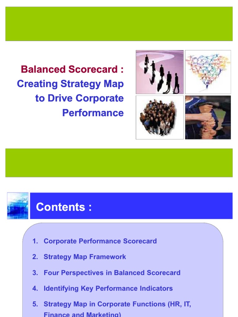 Mapping Corporate Strategy: A Guide to Developing Key Performance ...