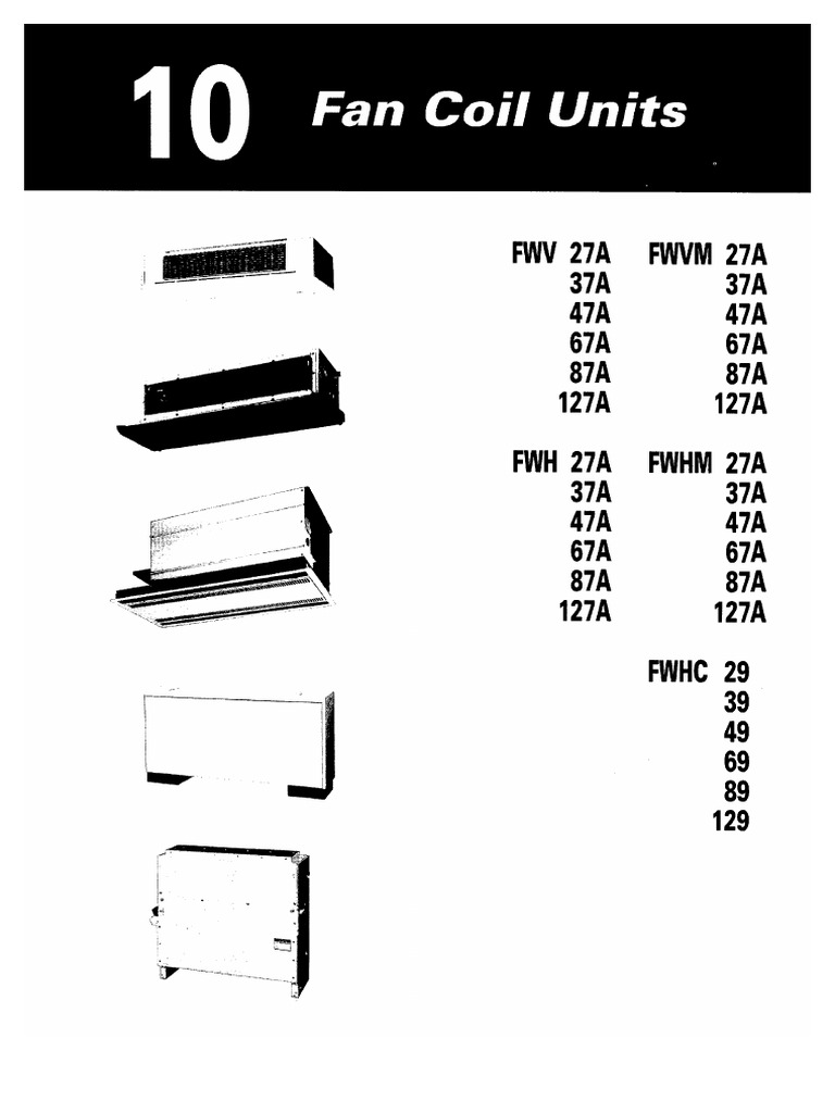TDB-Fan Coil Units | PDF