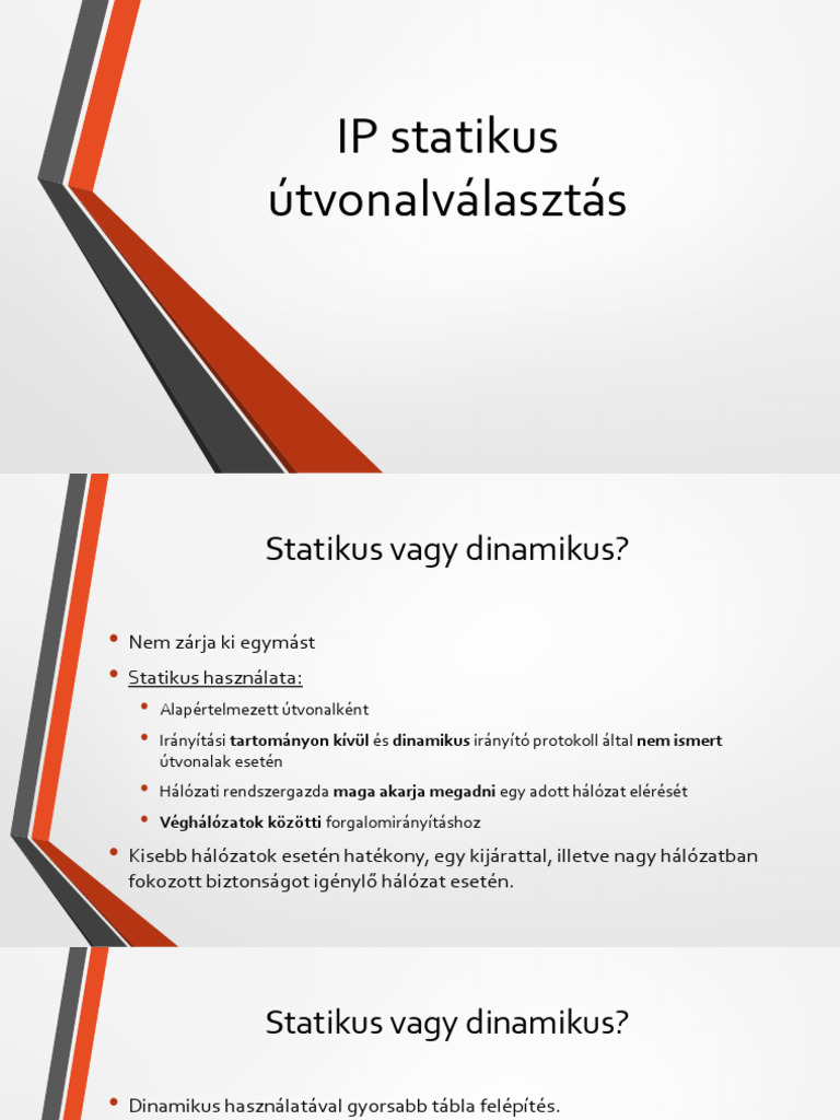 47 Statikus Utvonalvalasztas | PDF