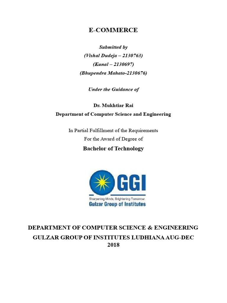 ecommerce | PDF | E Commerce | Online Shopping