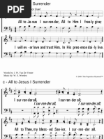 I Surrender All Lyrics | PDF