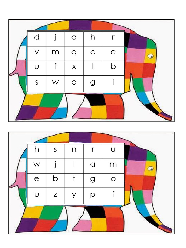 Bingo do Elmer | PDF