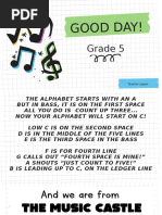 Bass Clef Staff and Notes | PDF