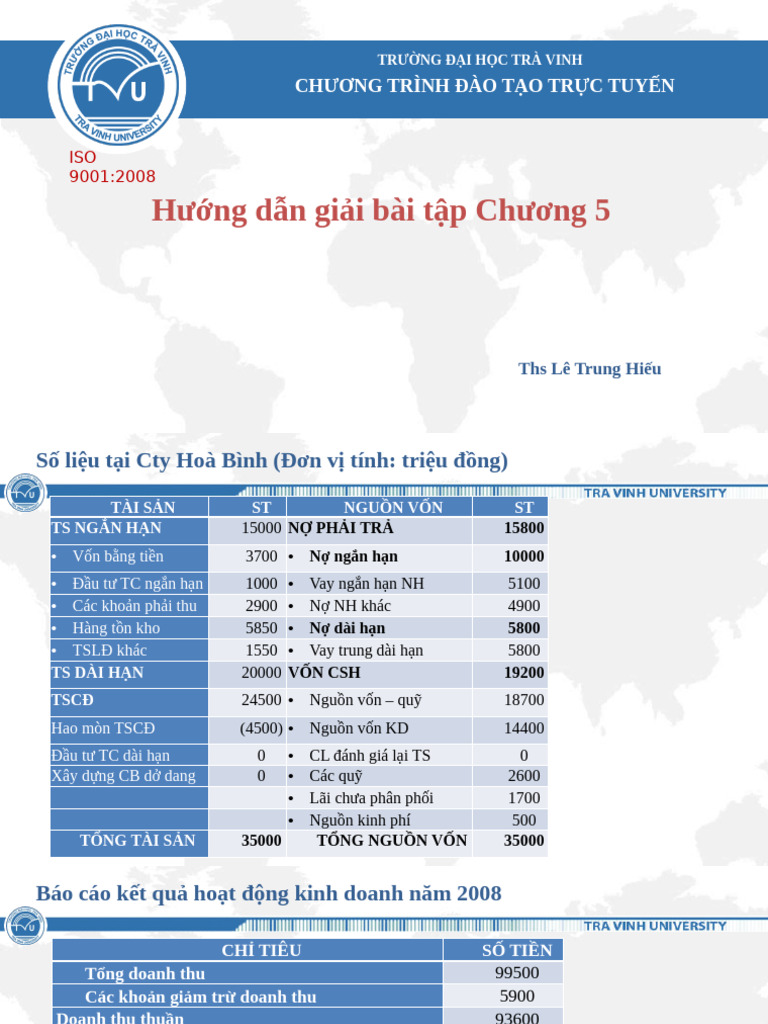 Huong Dan Bai Tap Chuong 5 | PDF