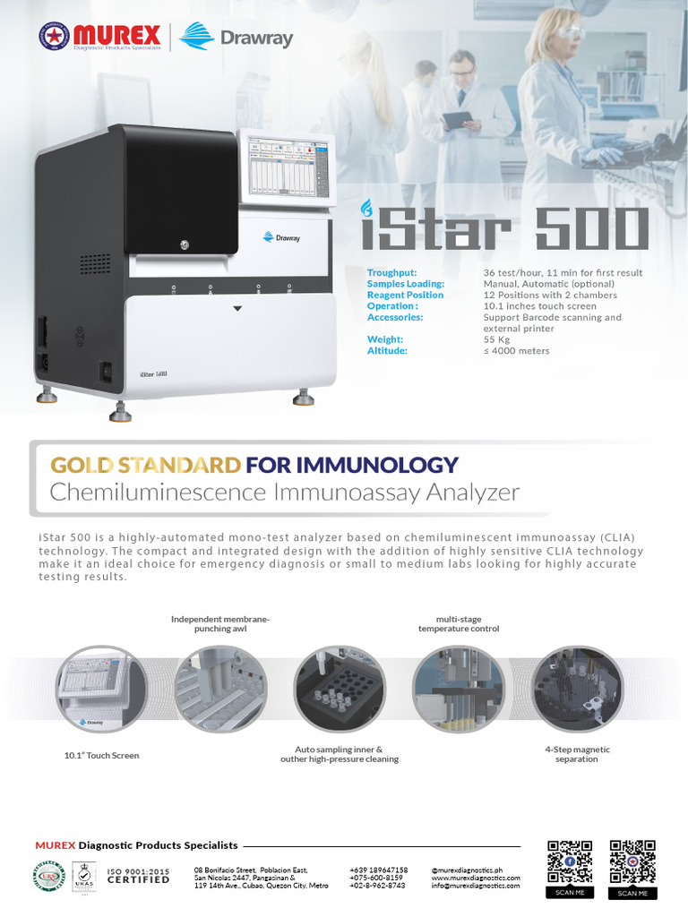 iStar 500 Chemiluminescence Analyzer | PDF