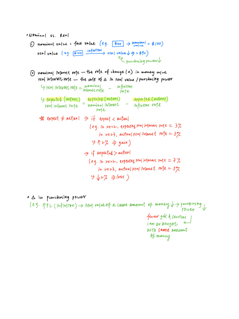 Econ Ch17 Nominal Vs Real Pdf 7233