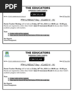 PTM Report | PDF | Career & Growth