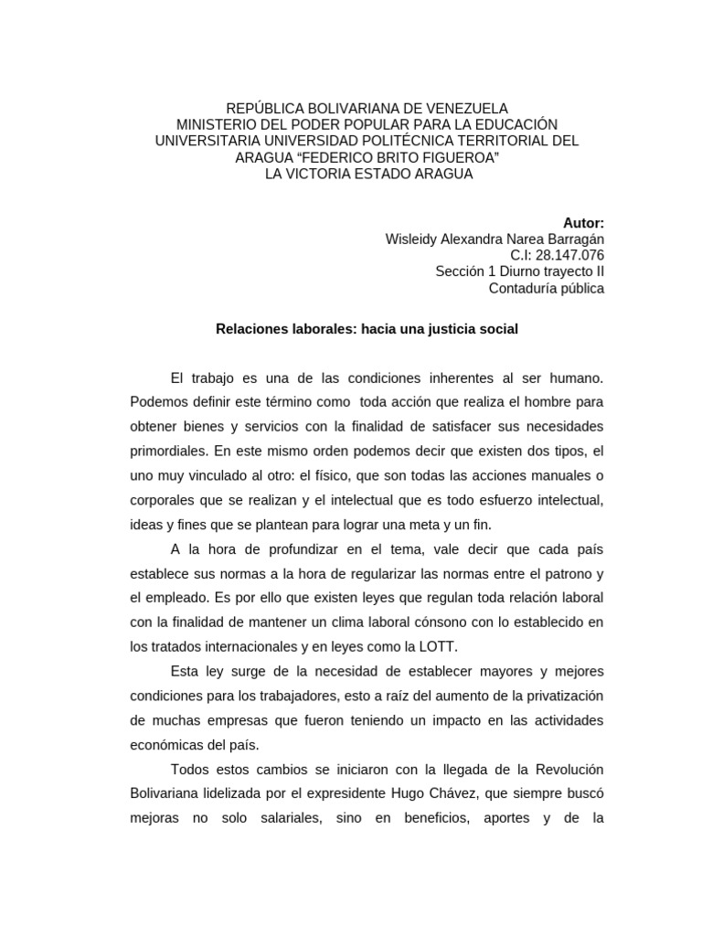 Ensayo Legistacion Laboral | PDF | Salario | Salario mínimo