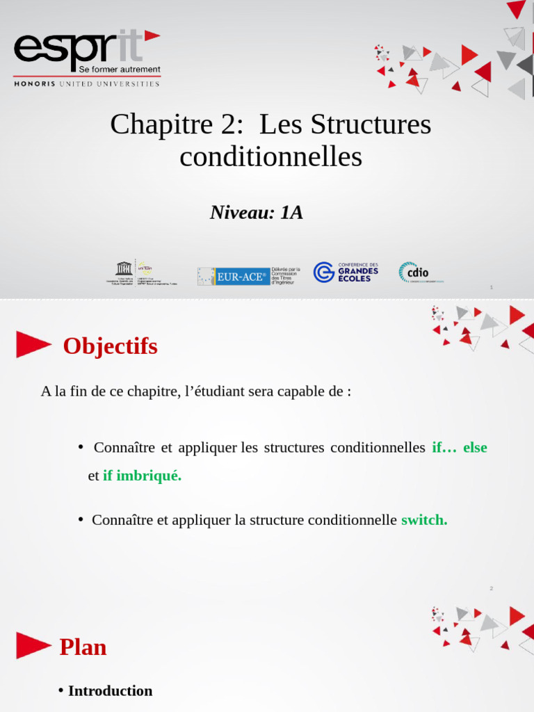 Chap2 Structures Conditionnelles | PDF | Programmation informatique | Informatique