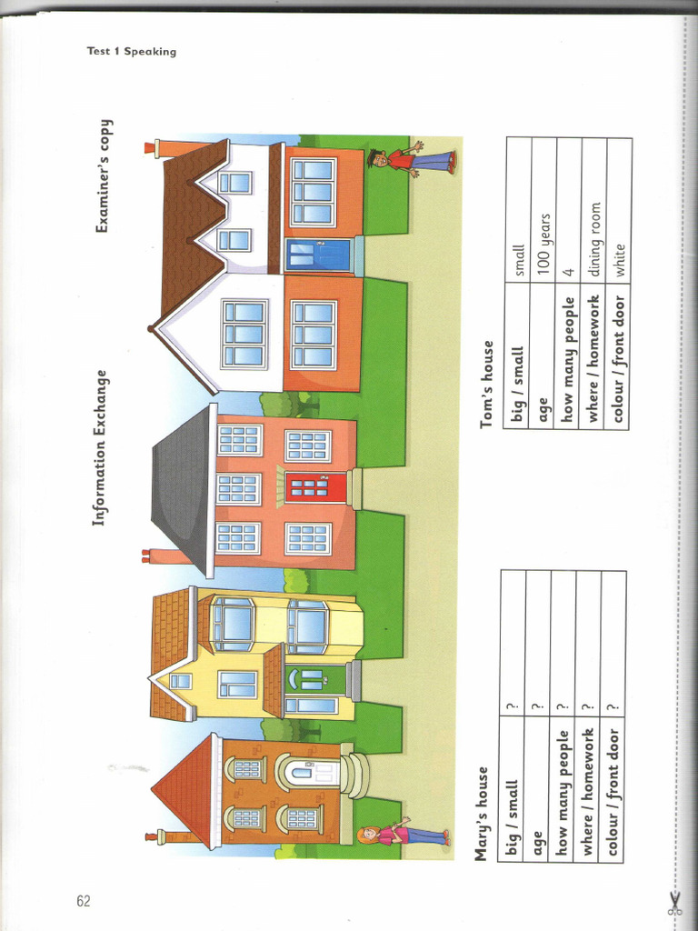 Flyers Authentic 1 Test 1 - Information Exchange | PDF