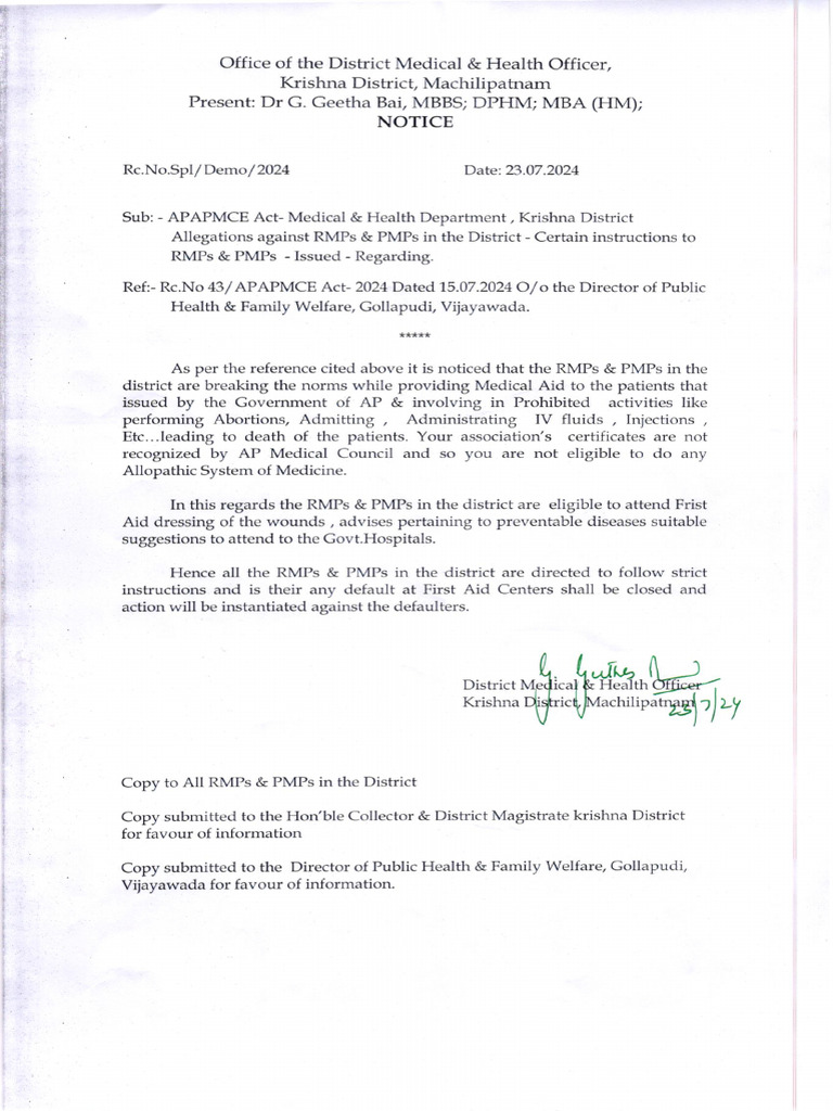 RMPs & PMPs Circular | PDF | Science & Mathematics