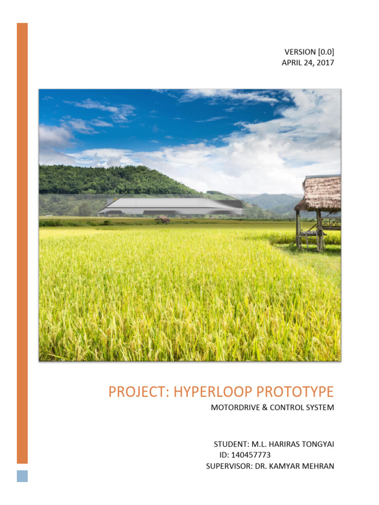 Hariras-Tongyai_Final-Report | PDF | Electric Motor | Hyperloop