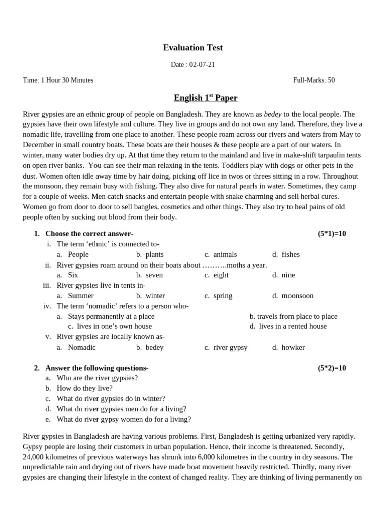 02 07 21 (English-1) | PDF | Language Arts & Discipline | Foreign ...