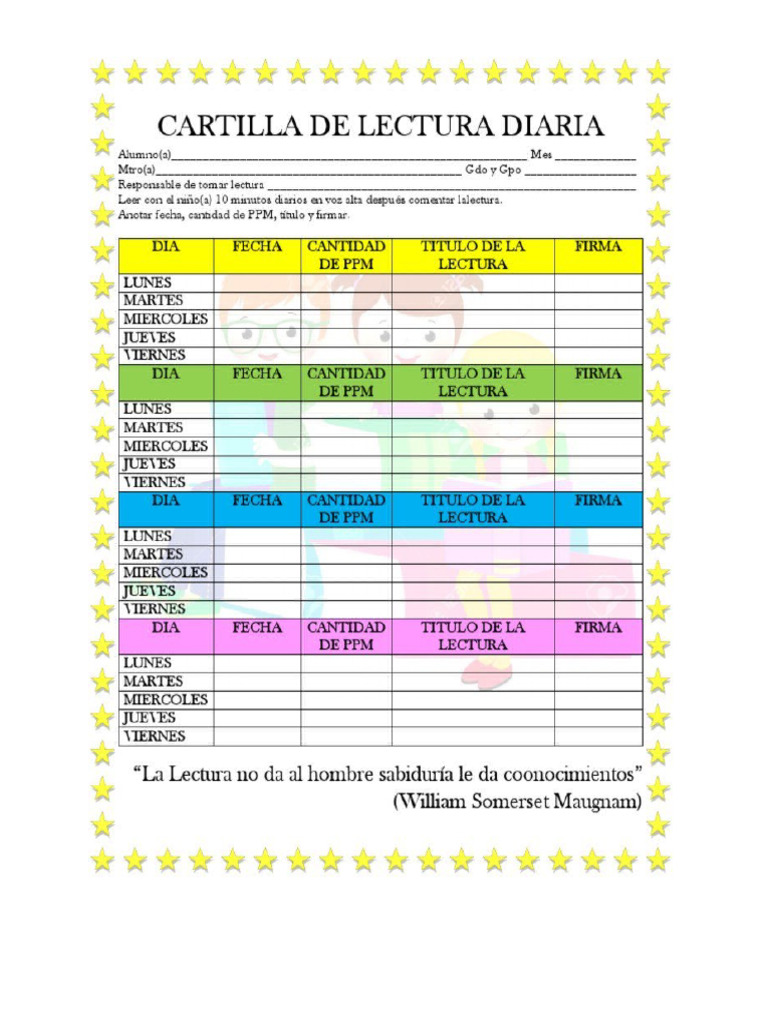 Cartilla de Lectura | PDF