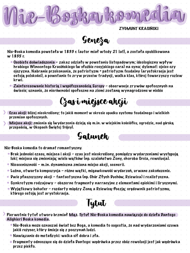 Nie - Boska Komedia | PDF