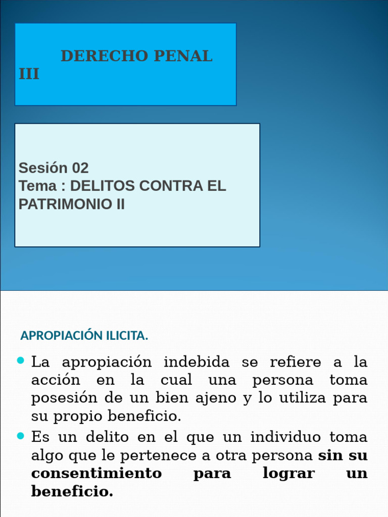 Sesión 02 Dp-III.. | PDF | Posesión (Ley) | Ley común