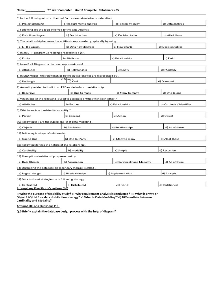 2nd year Computer( 3 compelete) | PDF | Computing | Data Management